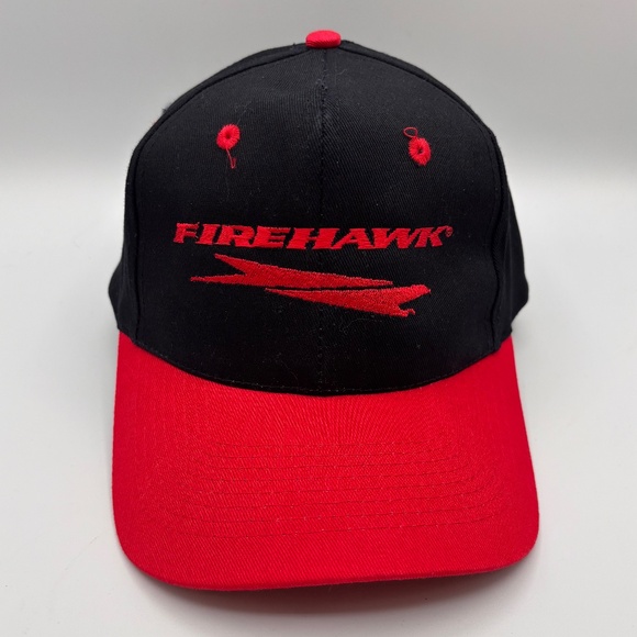 Kc Caps | Accessories | Vintage Firehawk Firestone Colorblock Redblack ...